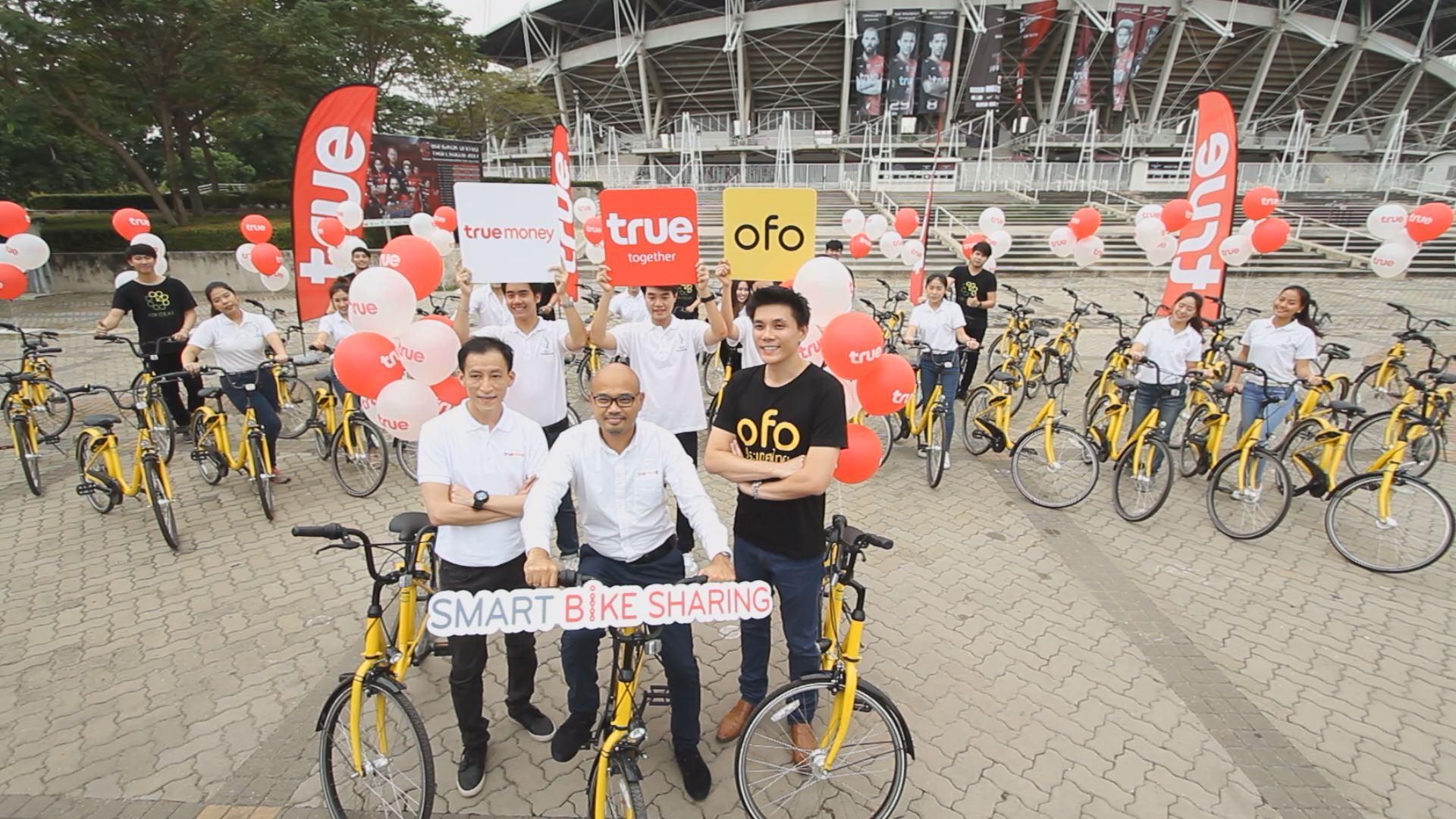 กลุ่มทรู จับมือ ofo บุกตลาด smart bike sharing ในประเทศไทย TrueSpiritNews by TruePlookpanya