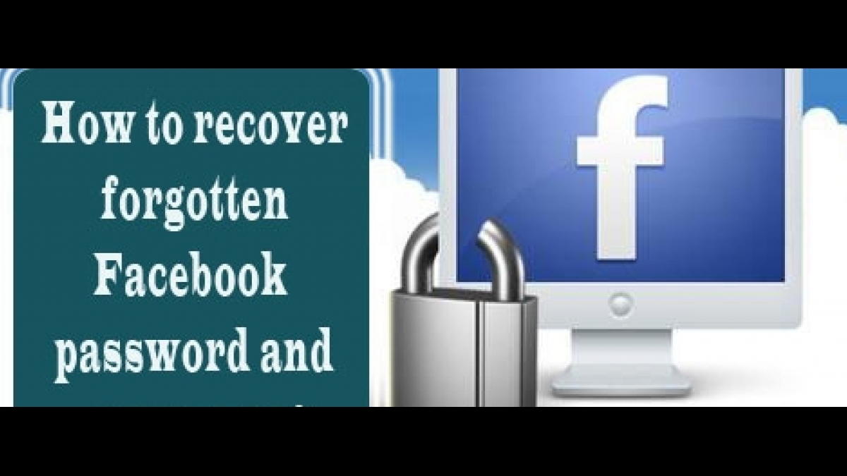 How to recover forgotten Facebook password and username?