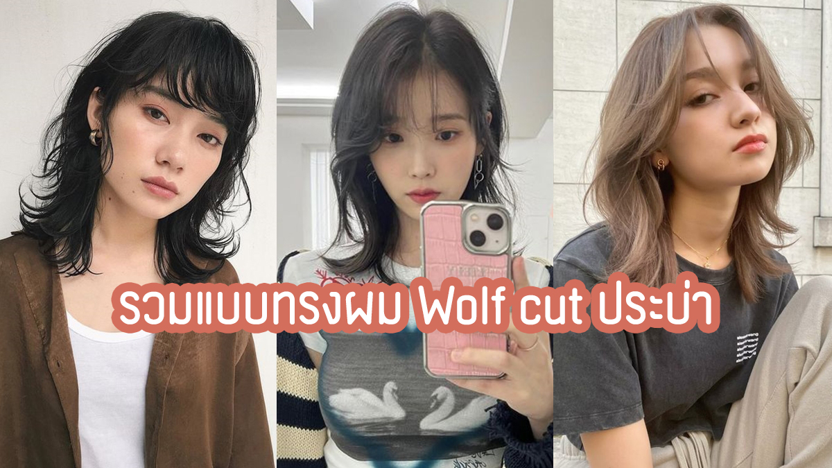 รวมแบบทรงผม Wolf cut ประบ่า สไลด์เก๋ ๆ ผมบางก็ทำได้